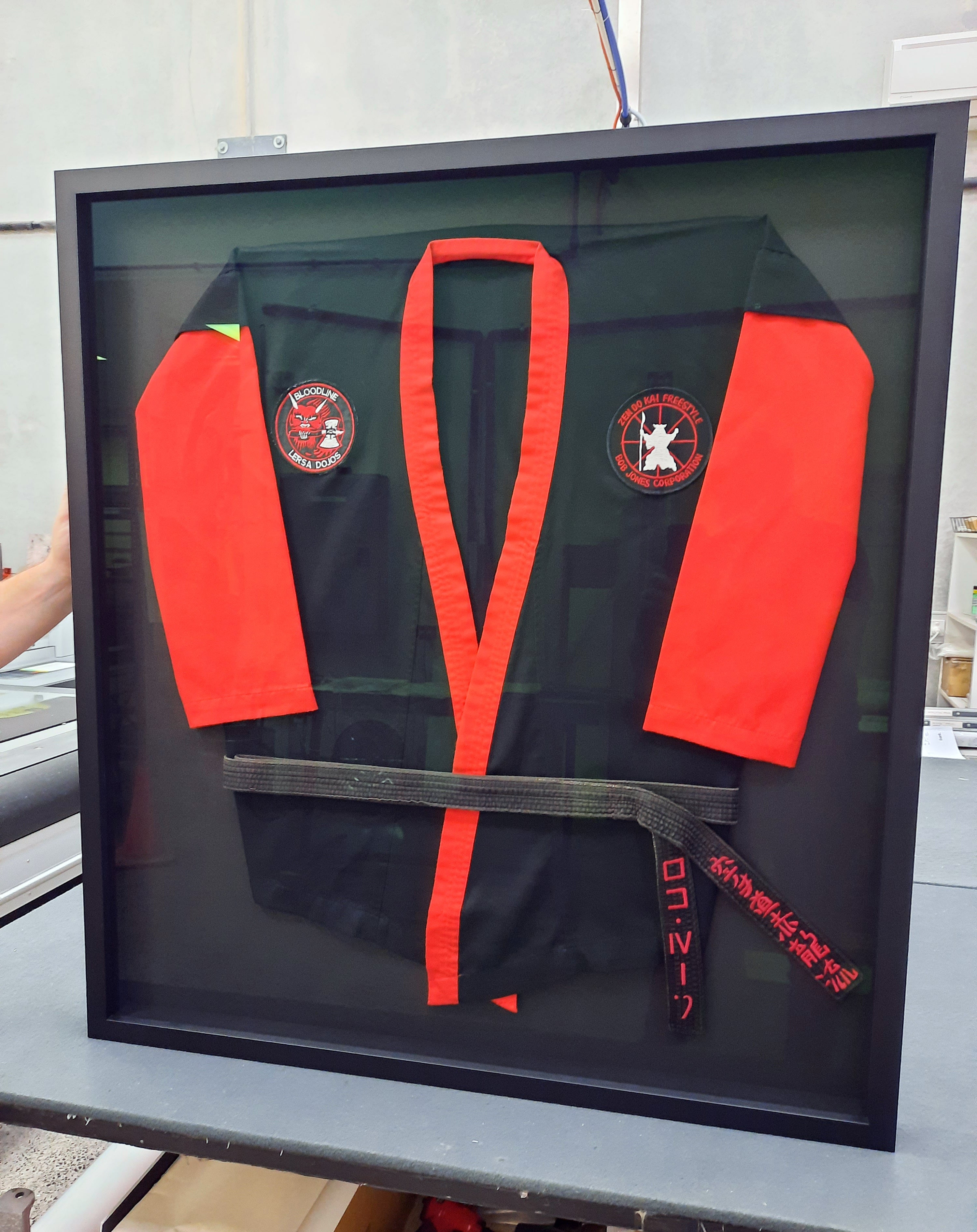 Custom Martial Arts Gi & Belt Framing | Jubilee Framers Brisbane - Jubilee Framers