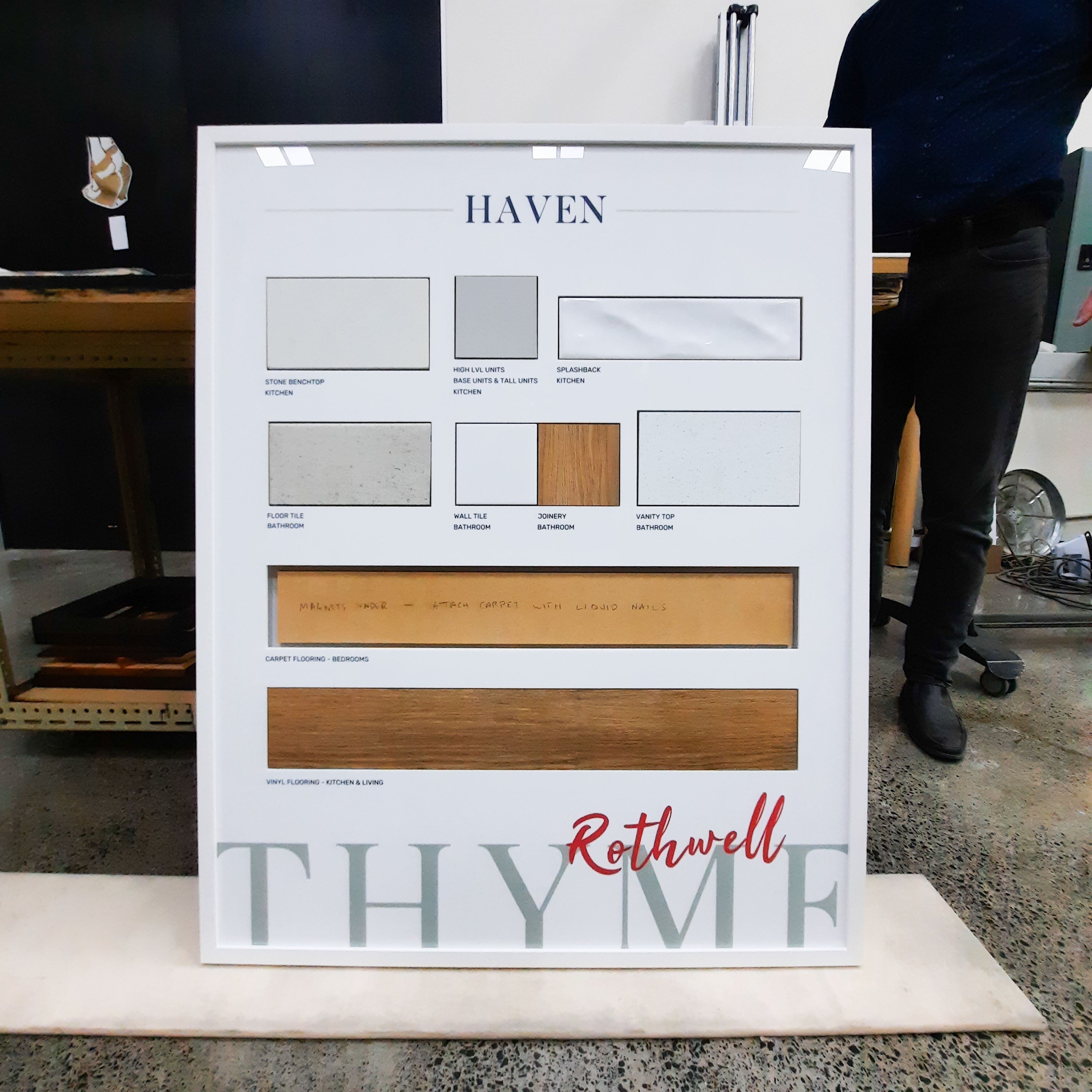 Showcase Your Interior Selections with Custom Sample Board Framing fro ...